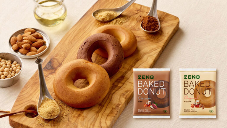 黄えんどう豆のグルテンフリースイーツ「ベイクドドーナツ」 ふわっと軽い食感 ZENB JAPAN